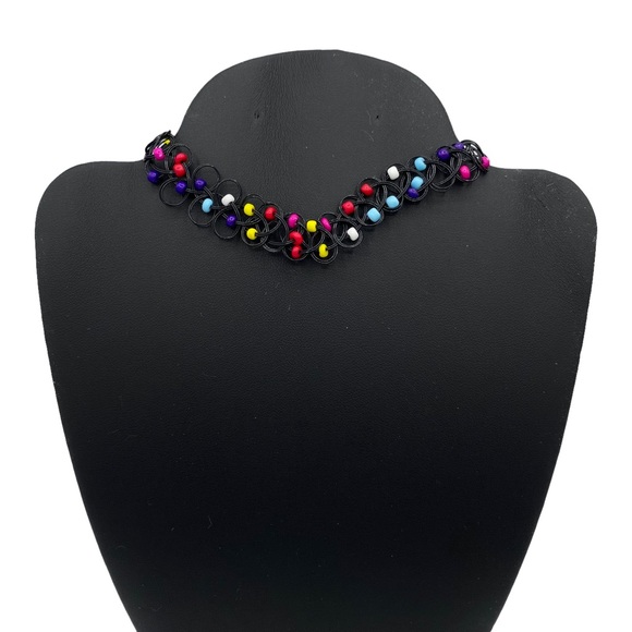 Vintage | Jewelry | Vintage 9s Retro Stretchy Choker Necklace | Poshmark